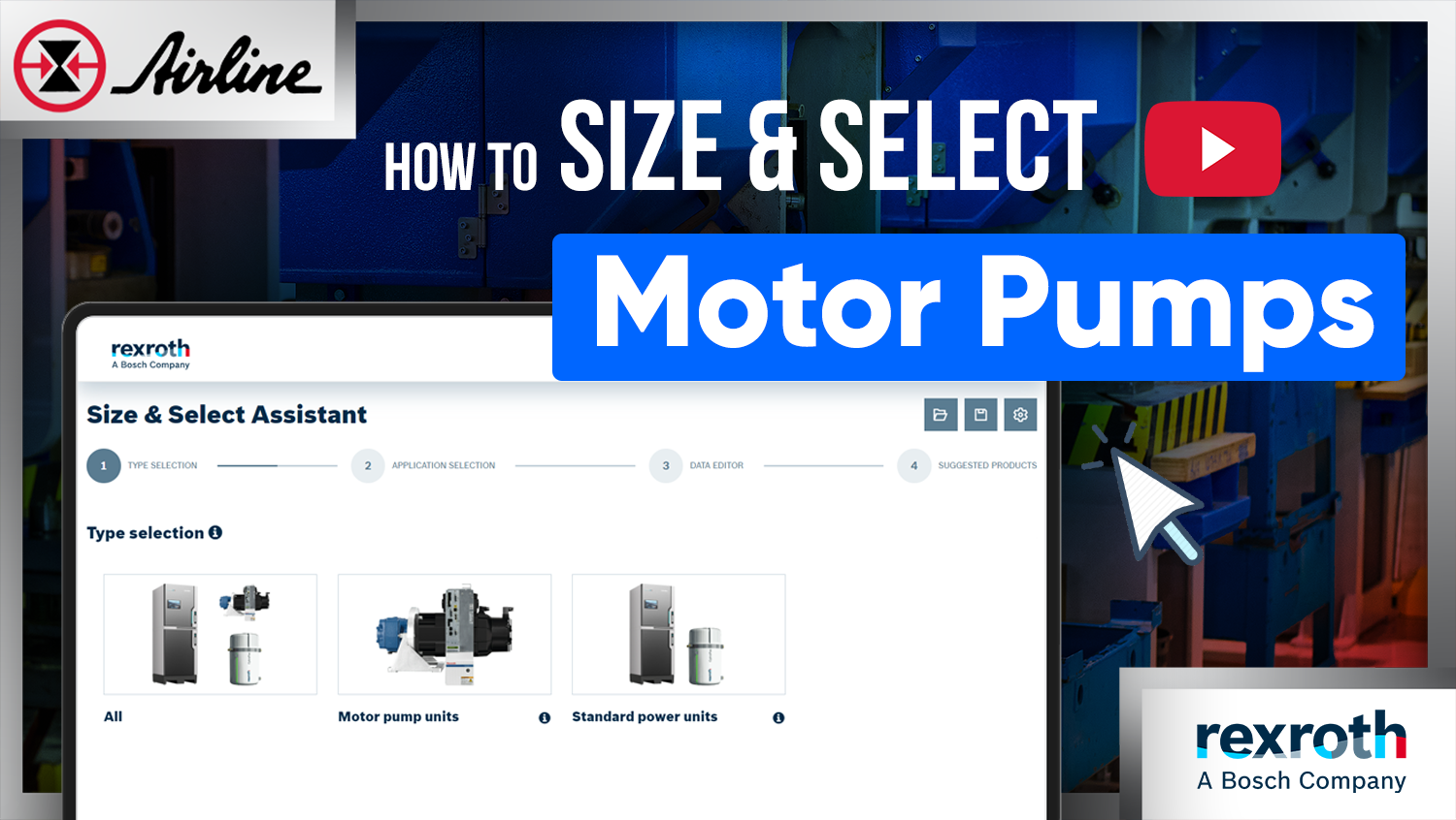 How to Size Hydraulic Motor Pumps with Bosch Rexroth's Size and Select